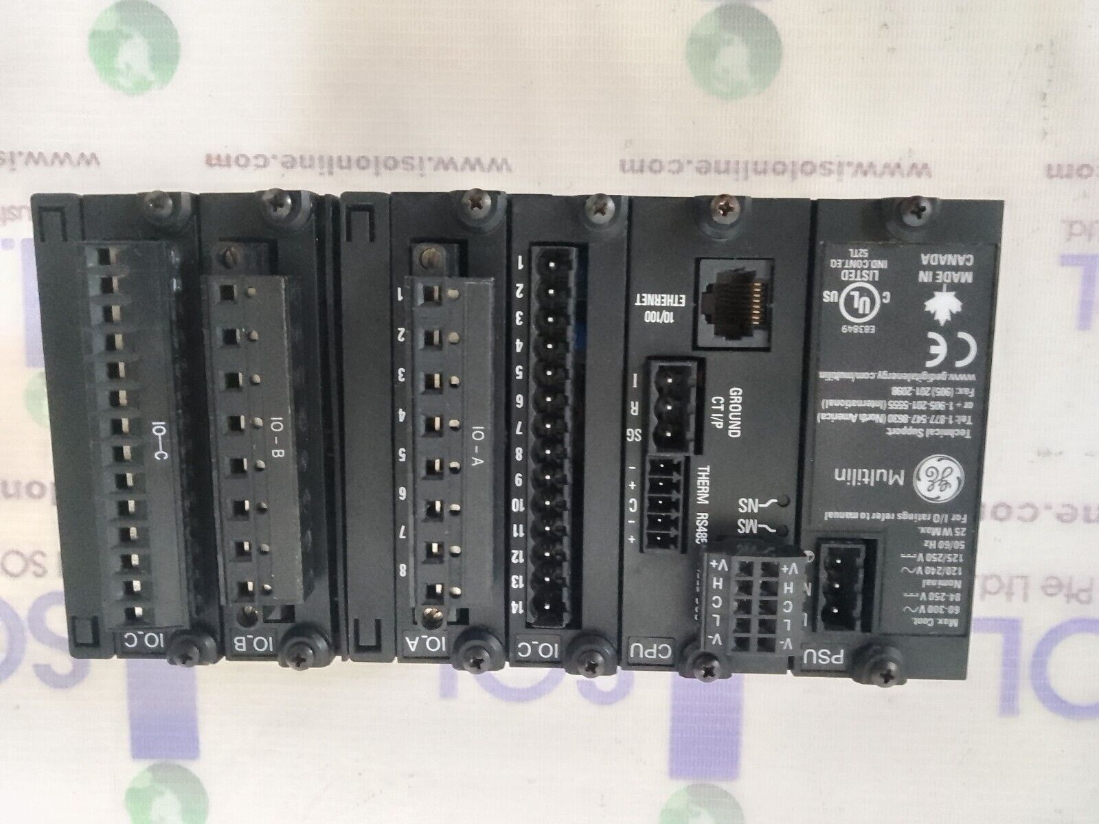 GE Multilin MM300-GEHD2CABC Firmware: 1.40 Module Rack General Electric ...