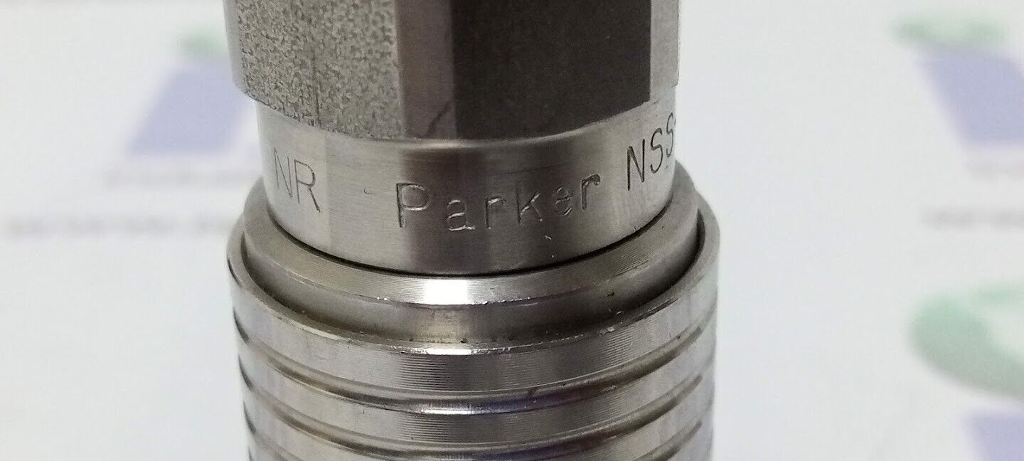Parker NSS-372-6MA Compact Stainless Steel Quick Couplers With NSS-371 ...