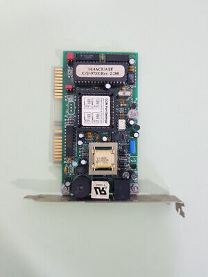 ISA 8bit modem 53510 Rev. 1.0A Bios 14.4ACF/ATF C/S=973E/ Rev. 2.200 ...