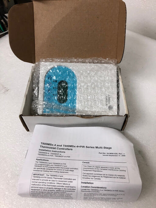 Johnson Controls T600MSP-4 Multistage Thermostat Programmable ...