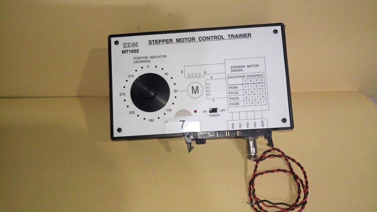 Stepper Motor Control Trainer EDM MT1002 EDM Technology pte ltd ...