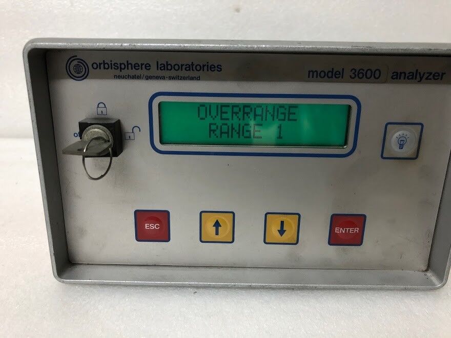 Orbisphere Laboratories 3600 Analyzer 3600 120 220Vac Industrial SOL Orbisphere Laboratories 3600 Analyzer 3600 120 220Vac Industrial SOL