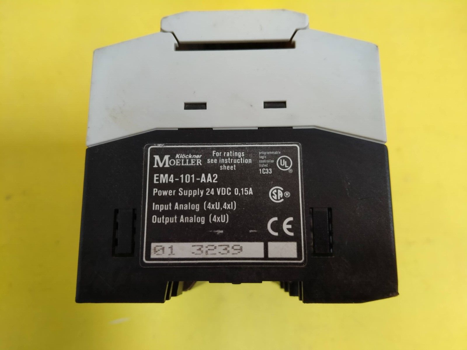 Klockner Moeller EM4-101-AA2 I/O Analog Input Module EM4101AA2 - Industrial SOL Pte Ltd