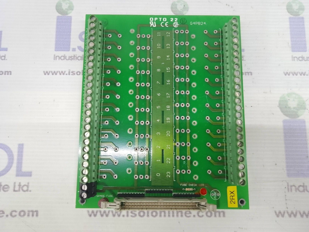 Opto 22 G4PB24 PCB assy. 005131D 24ch. io rack for use with 4g i/o ...