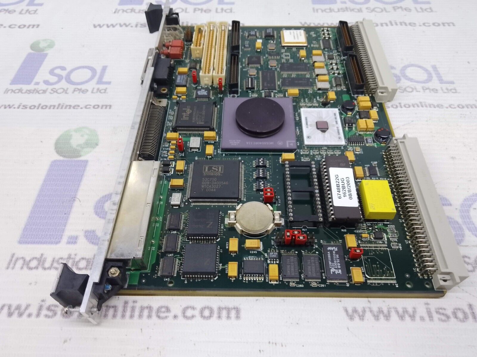 01-W3627F 68A Motorola VME CPU Board 84-W8627F01B FAB REV B ...