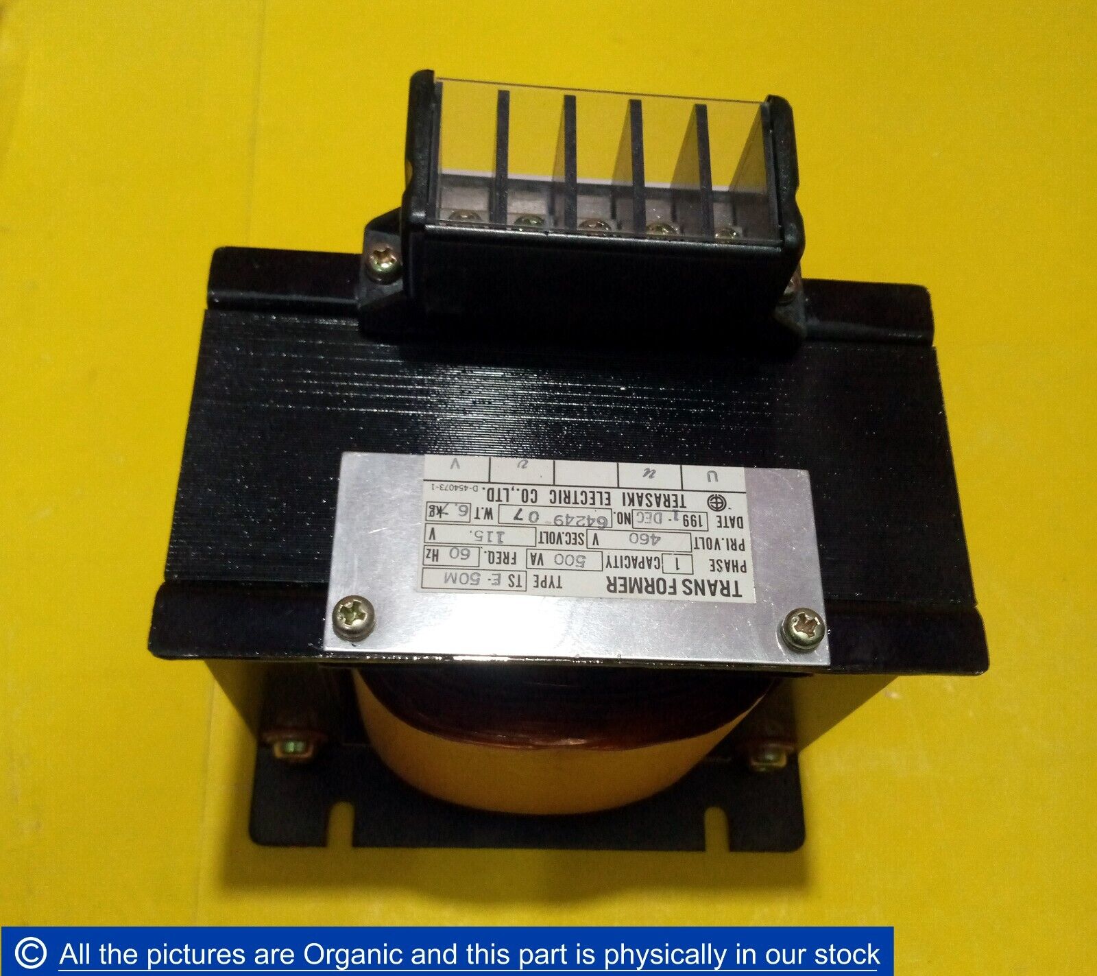 Terasaki Electric TS E-50M Transformer Phase 1 500VA TSE-50M ...