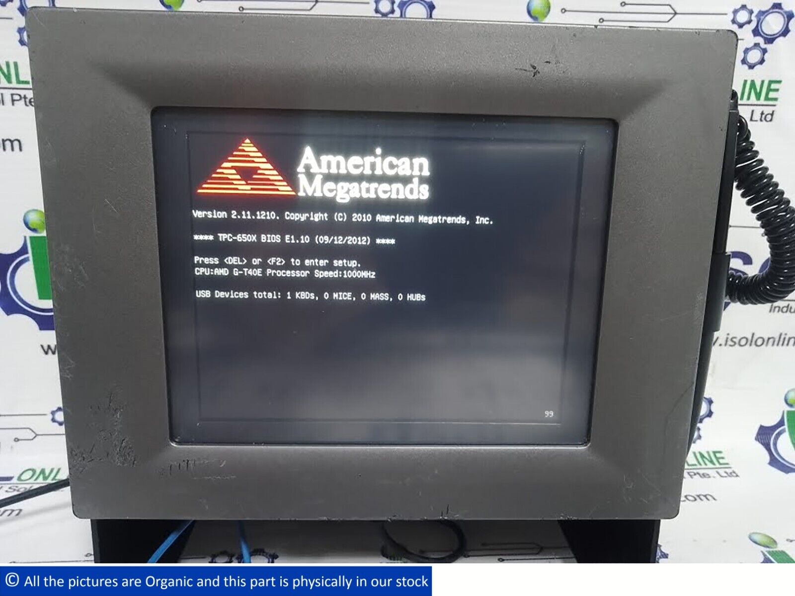 Advantech TPC650HN2X1201E-T HMI Touch Panel Computer TPC-650H E1.10 TPC ...