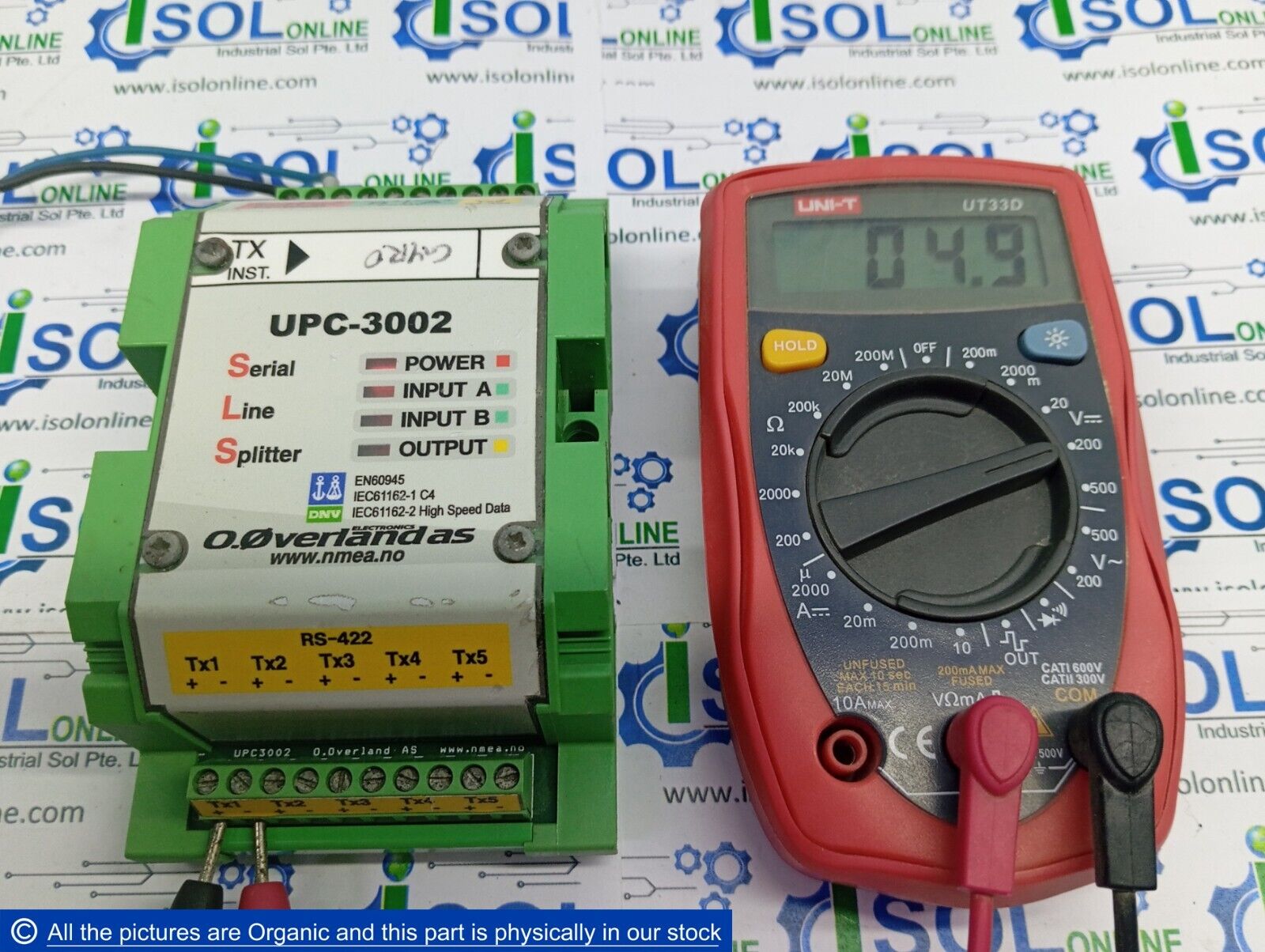 Overland UPC-3002 Serial Line Splitter UPC3002 Dual Power Input with ...