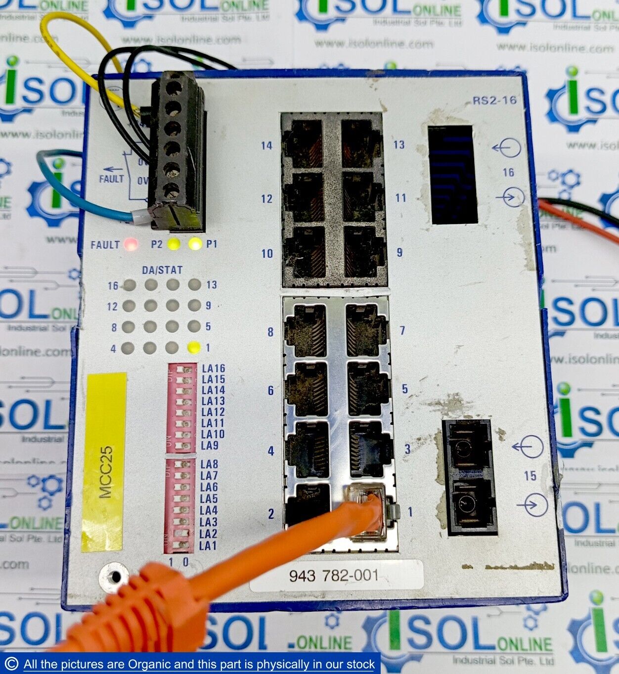 Hirschmann RS2-16 2MM SC Industrial Ethernet Rail Switch 943 782-001 ...