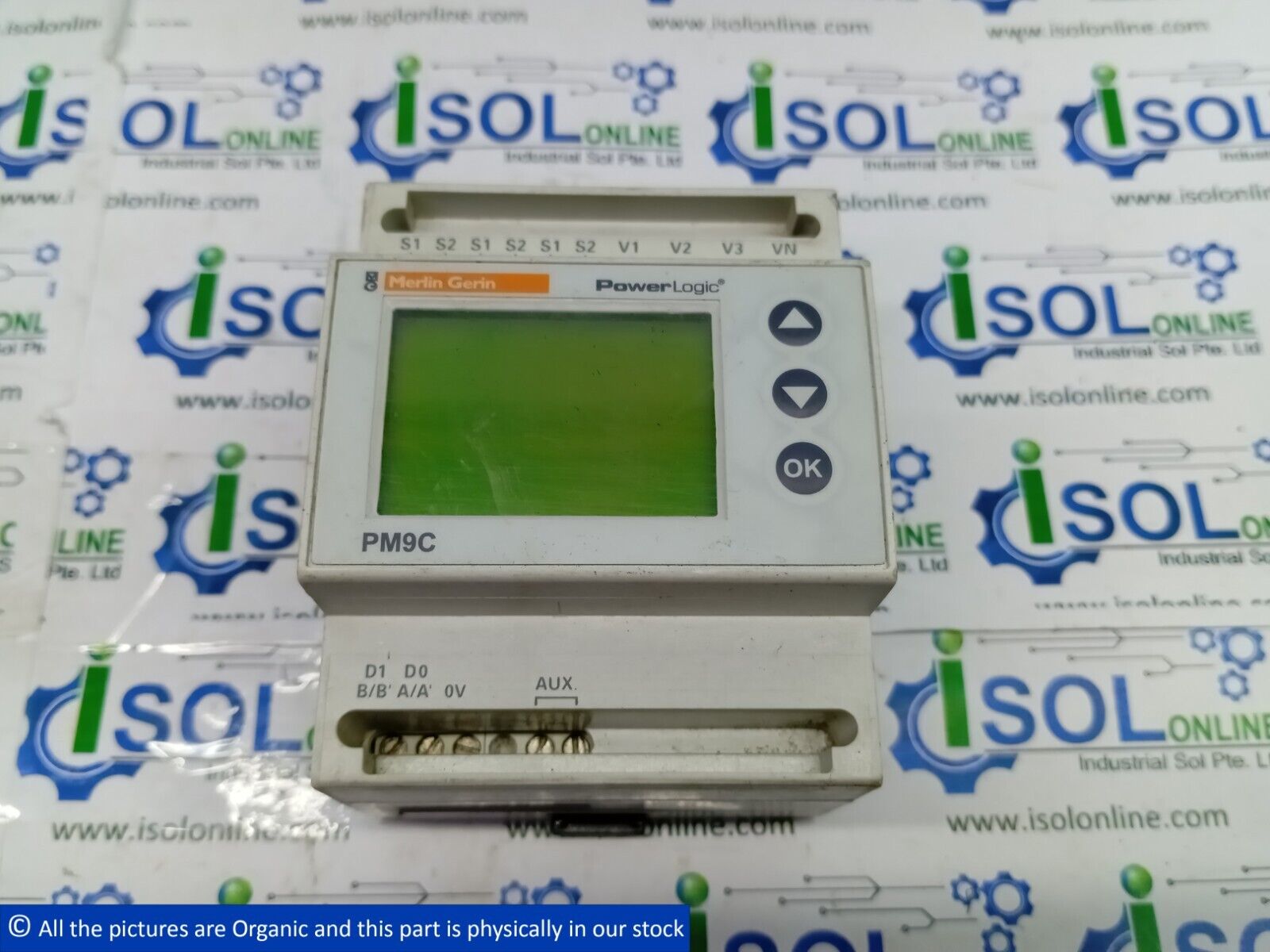 Merlin Gerin PM9C Digital PowerLogic Meter 15198AA Modbus Schneider ...