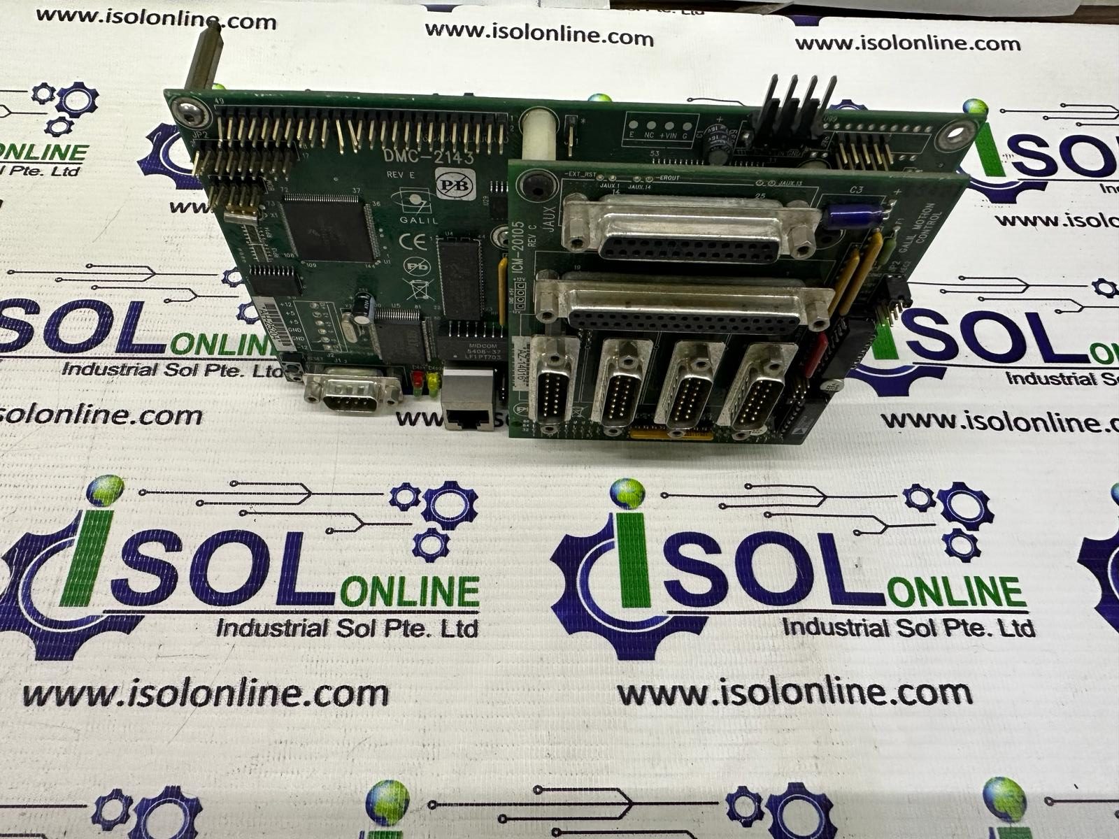Galil DMC-2143 Rev E 4-Axis Ethernet Motion Controller ICM-20105 Rev C ...