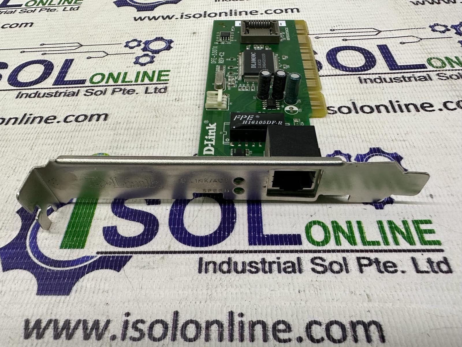 D-Link DFE-530TX Fast Ethernet Adapter Rev.C PCI Card Rev-C2 H/W Ver ...