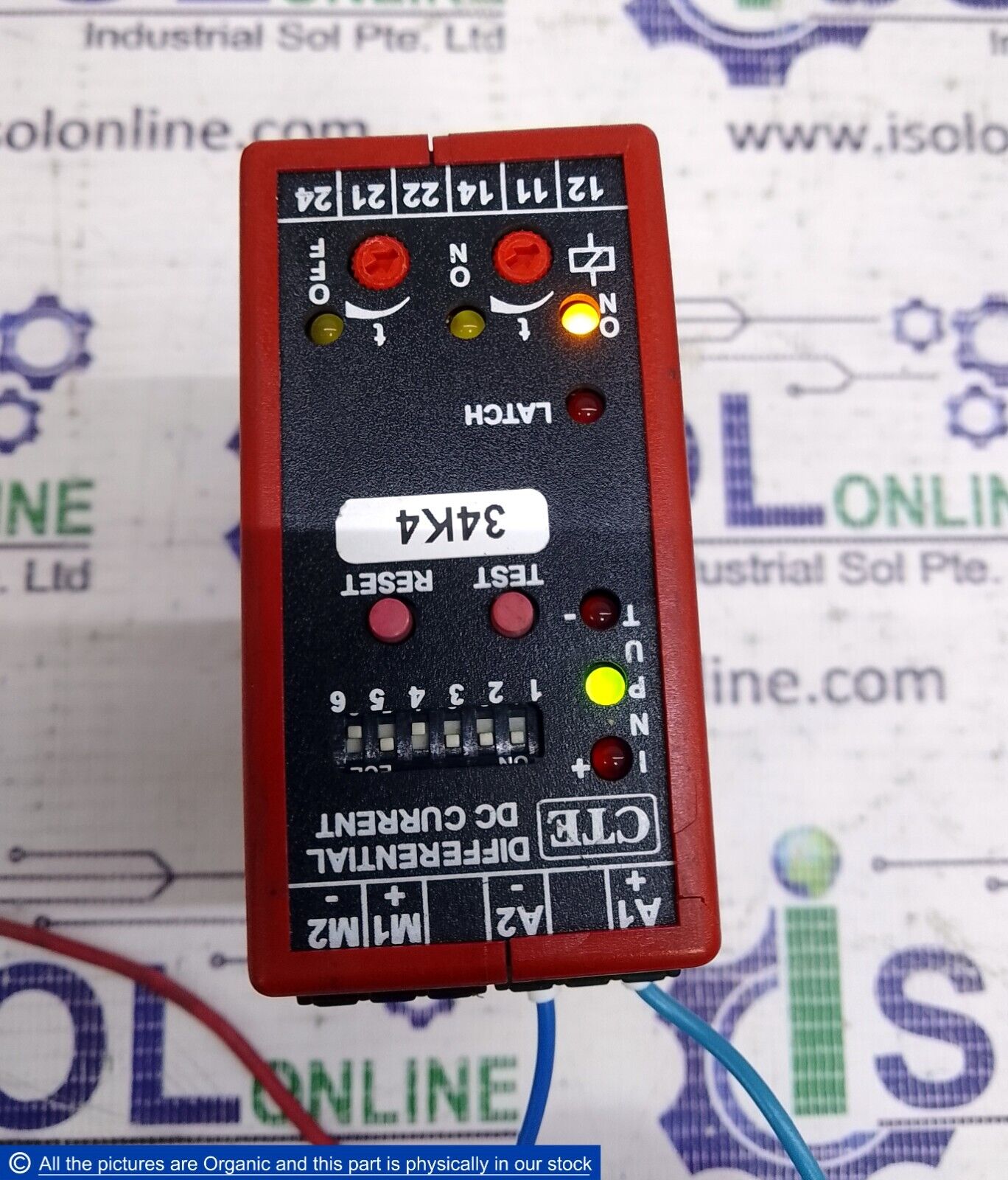 Thiim DDCA 1834 DA3C CTE Differential DC Current Relay 34078 Earth ...