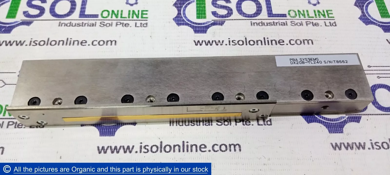 PBA Systems DX20B-TL240 Magnet Track DX20BTL240 For DXB/BT Series ...