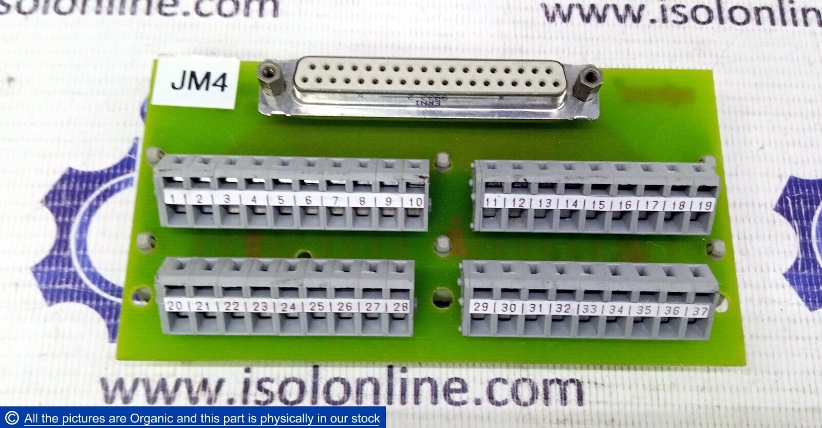 Wago 153-289 V3 Interface Module W/ 37-Pole Female Connector PCB ...