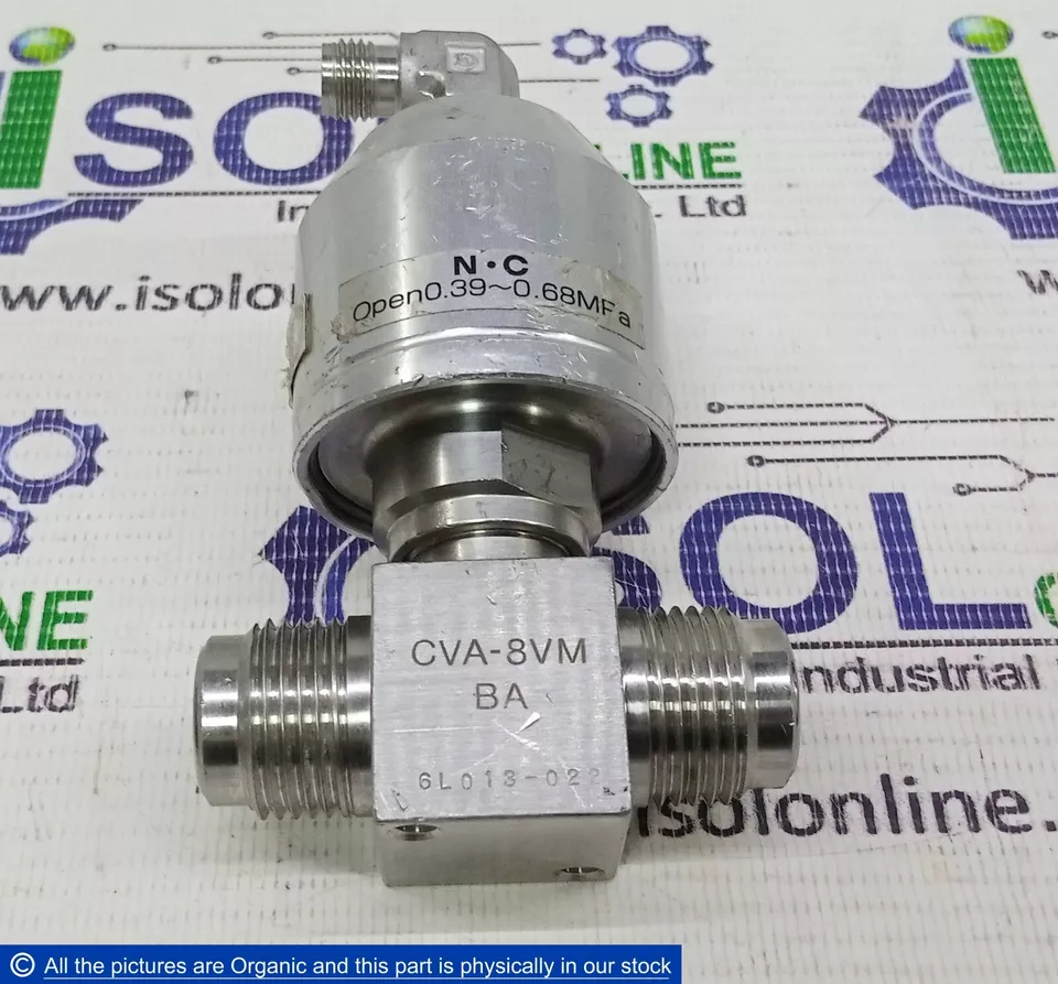IHARA Science CVA-8VM BA Bellows Valve CVA PCTFE-SEAT SUS316L Type N.C 1MPa-1/2 - Industrial SOL ...
