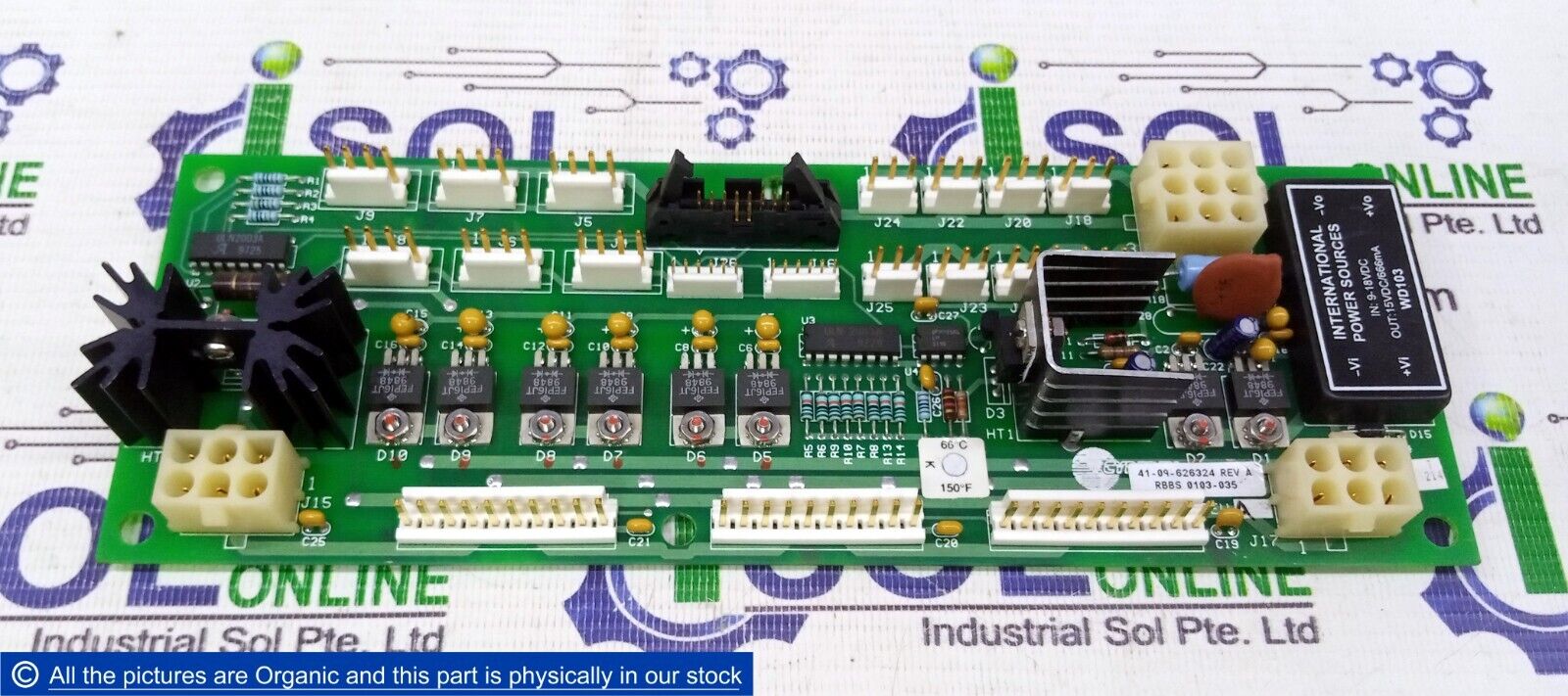 Cyberex 41-09-626324 Rev A Power Distribution Board Assy PCB 62633-1 ...