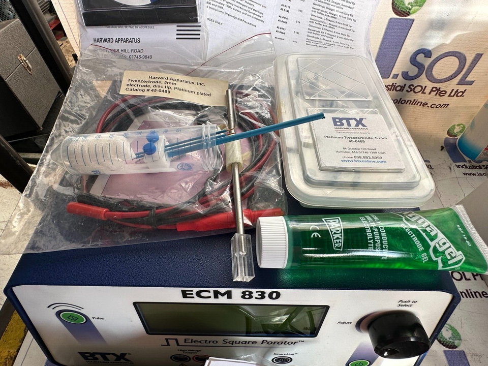 BTX ECM 830 Electroporator OS V2.04 with Platinum Tweezertrode ...