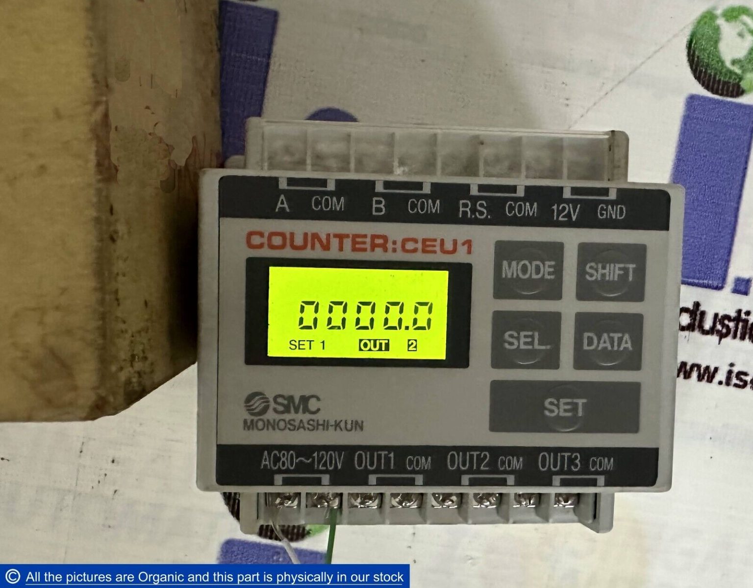 SMC CEU1 3-Point Preset Counter For CE1 Stroke Reading Cylinder ...