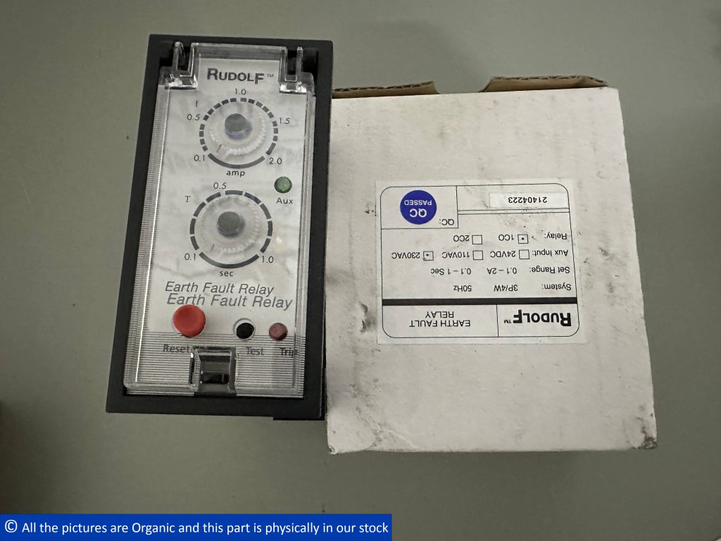 Rudolf 1CO Earth Fault Relay System 3P/4W 50Hz 230VAC NEW For ...