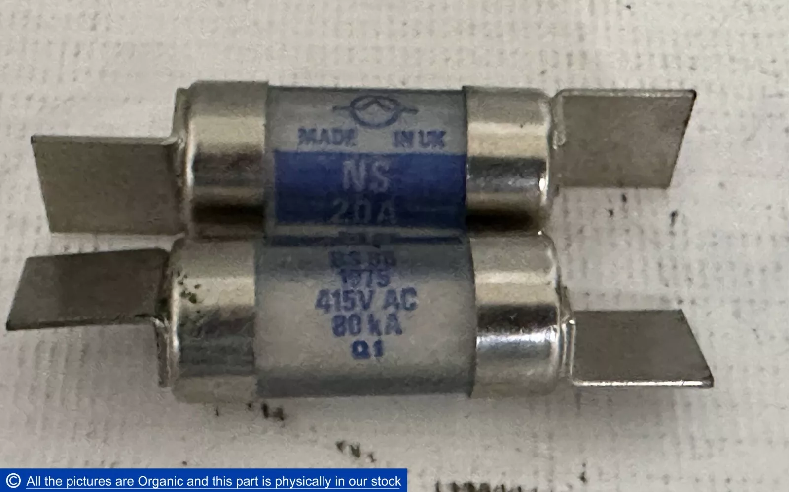 Lawson NS 2A Industrial Compact HRC Fuse Link 415VAC 80kA 2A NS2A Lot ...