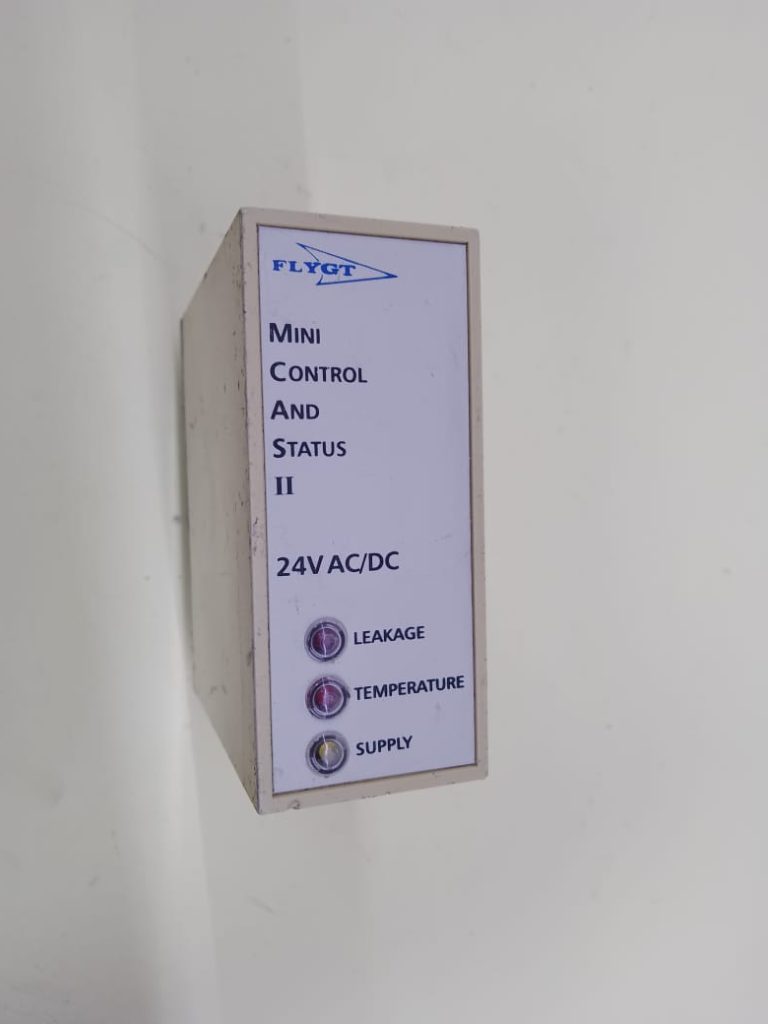 FLYGT 835857 MINI CONTROL AND STATUS II Pump Sensor Module 24V AC/DC ...
