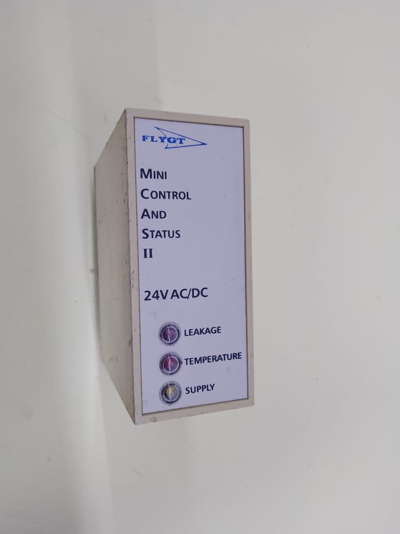 FLYGT 835857 MINI CONTROL AND STATUS II Pump Sensor Module 24V AC/DC ...