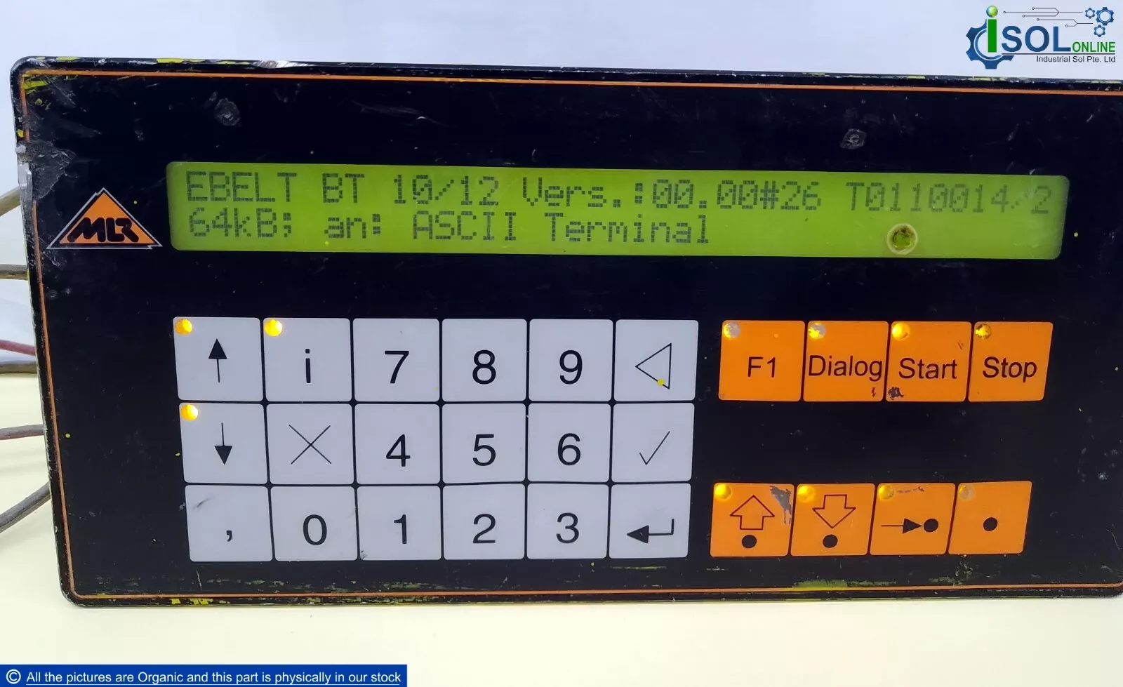 Ebelt BT10 V2 RS232 Operator Control Panel T0110014xx 32V BT 10/12 LCD Display - Industrial SOL ...