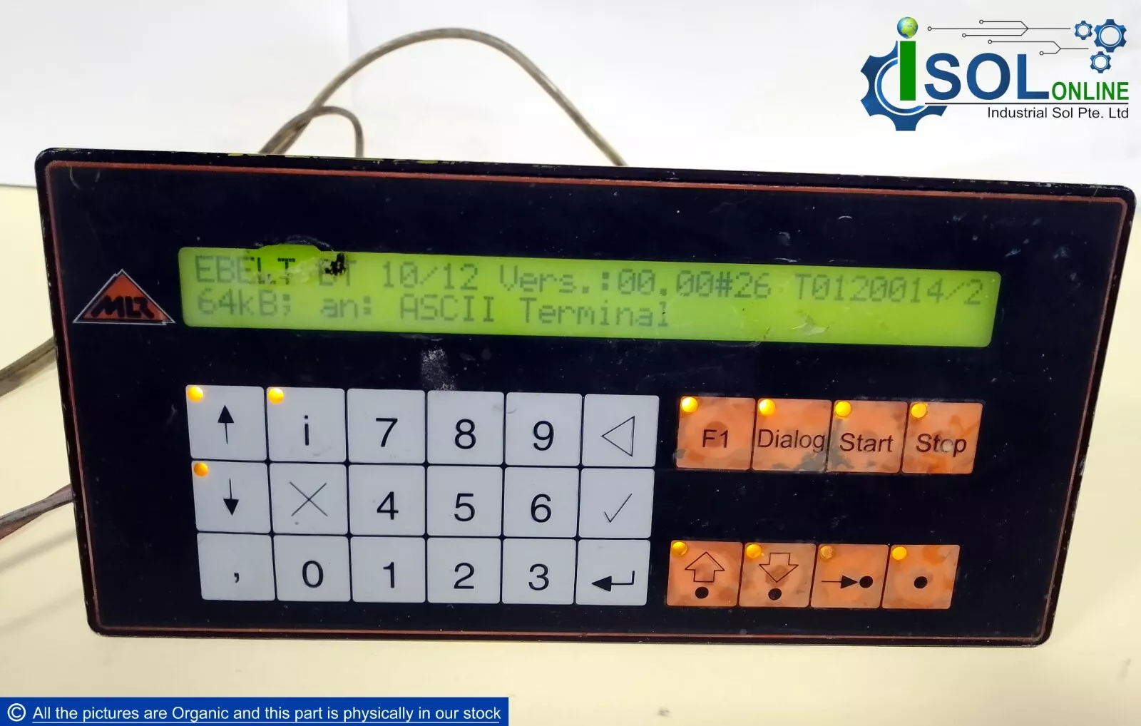 Ebelt BT 10 Operator Control Panel T012001422 Ver 3 18-32V 150mA BT 10/ ...