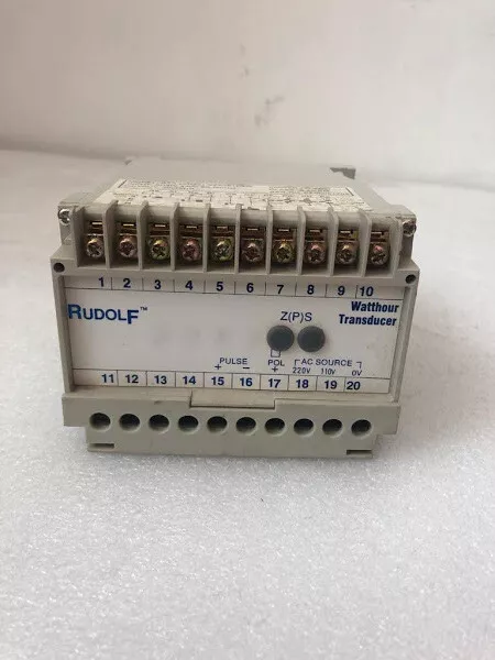 Rudolf RTX-WH301-V2A2F1P2X5 Watthour Transducer RTXWH301V2A2F1P2X5 ...