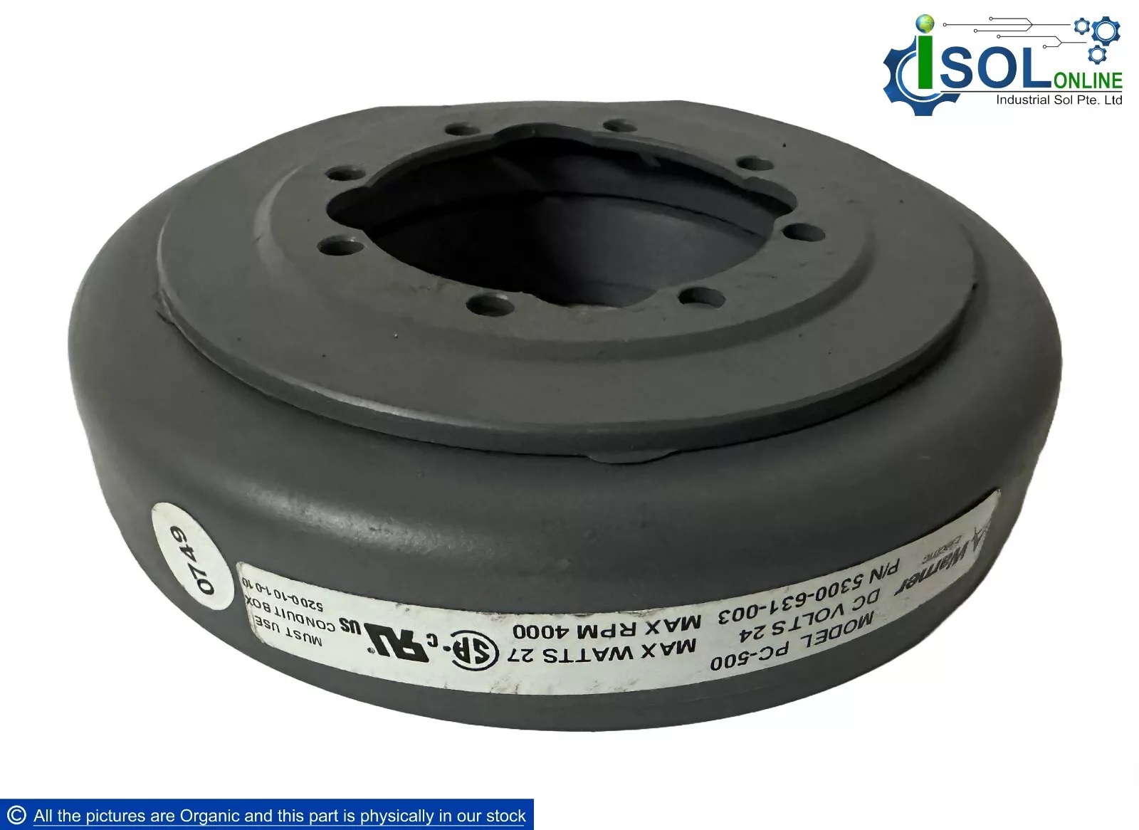 Warner PC-500 Clutch Pin Drive Armature 5300-631-003 Magnetic Clutch ...