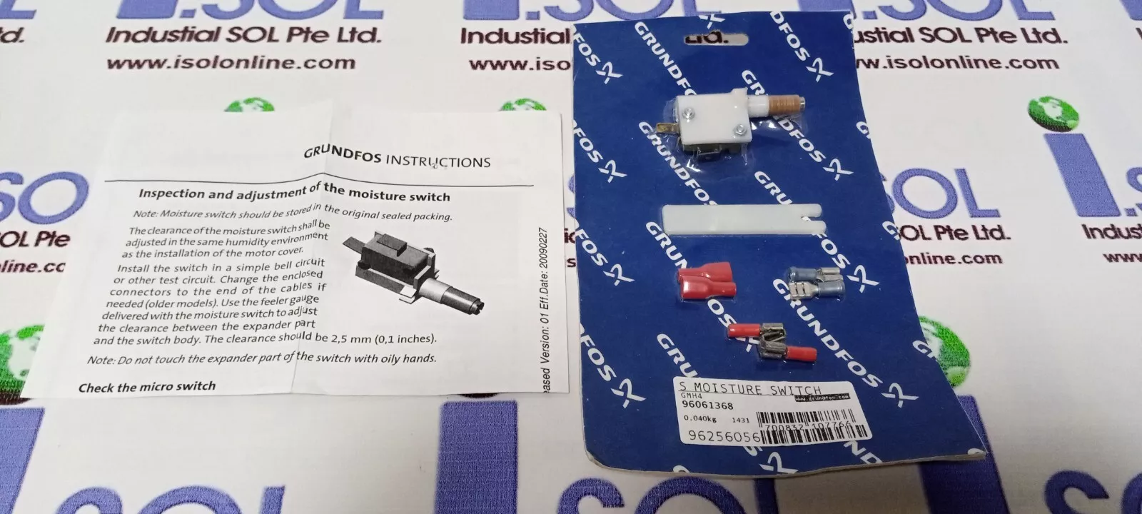 Grundfos GMH4 S Moisture Switch Humidity Sensor Kit 96256056 New ...