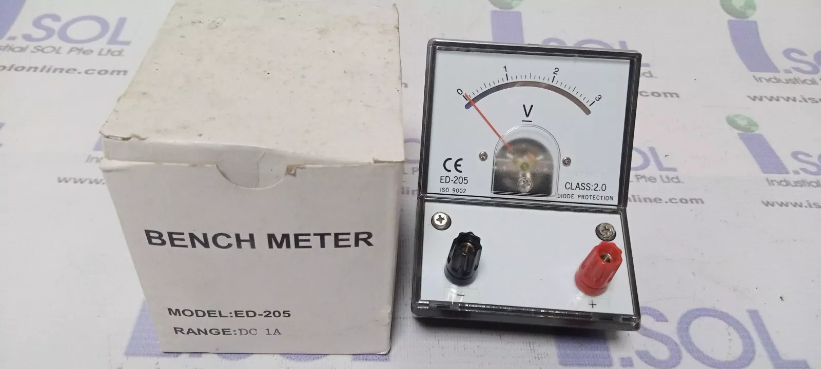SEW Standard Bench Meter ED-205 Bench Ammeter DC 1A - Industrial SOL ...