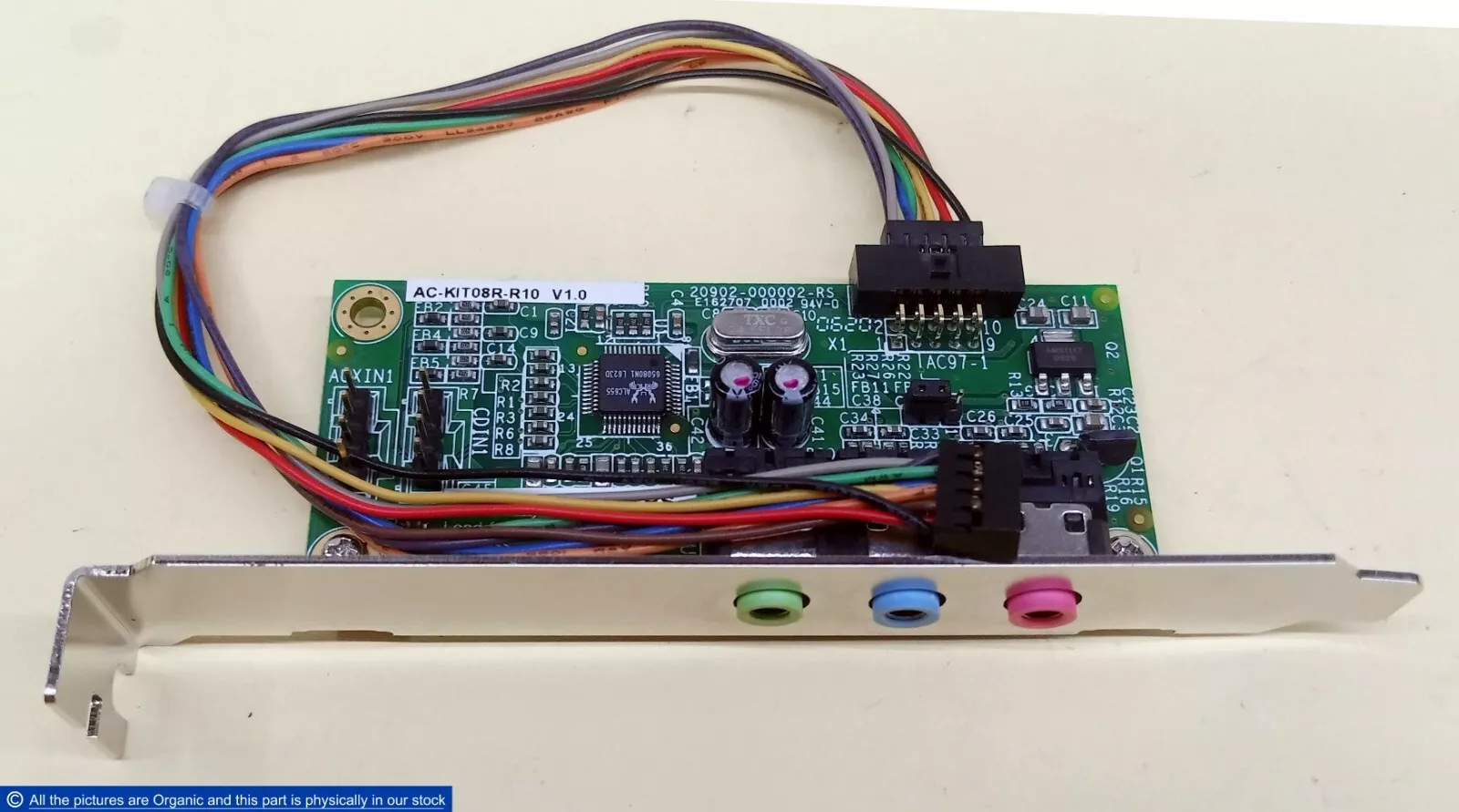 IEI AC-KIT08R-R10 V1.0 Audio Converter Card via Realtek ALC655 AC'97 5. ...