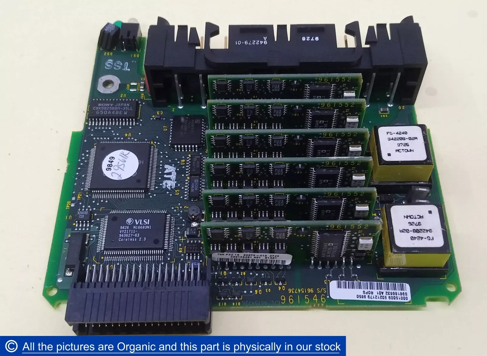 Allen-Bradley TO9 P3Z16 Rev. A01 01A01 Memory Module PCB S96155201 for ...