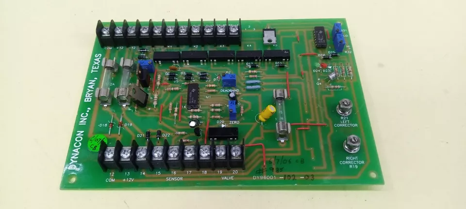 Dynacon DY96001-102-03 I/O Terminal Board For Wind Control System ...