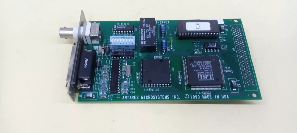 Antares 20-050-0003 Rev F SBus Ethernet Card Sun Microsystems ...