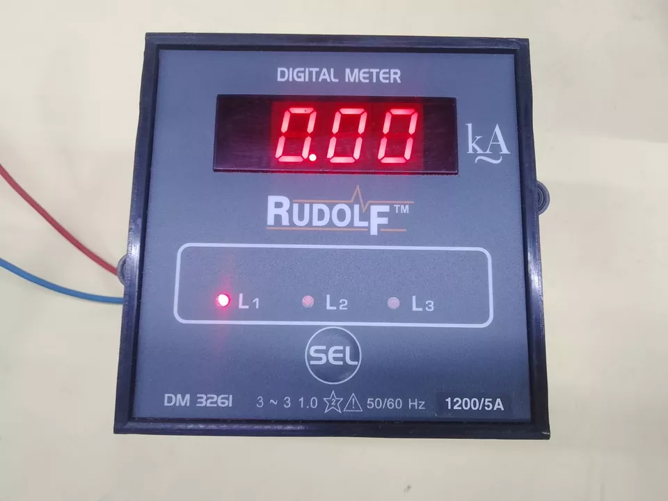 Rudolf DM 3261 3-Phase Digital kiloampere KA Meter 1.20 KA CT 1200/5A ...