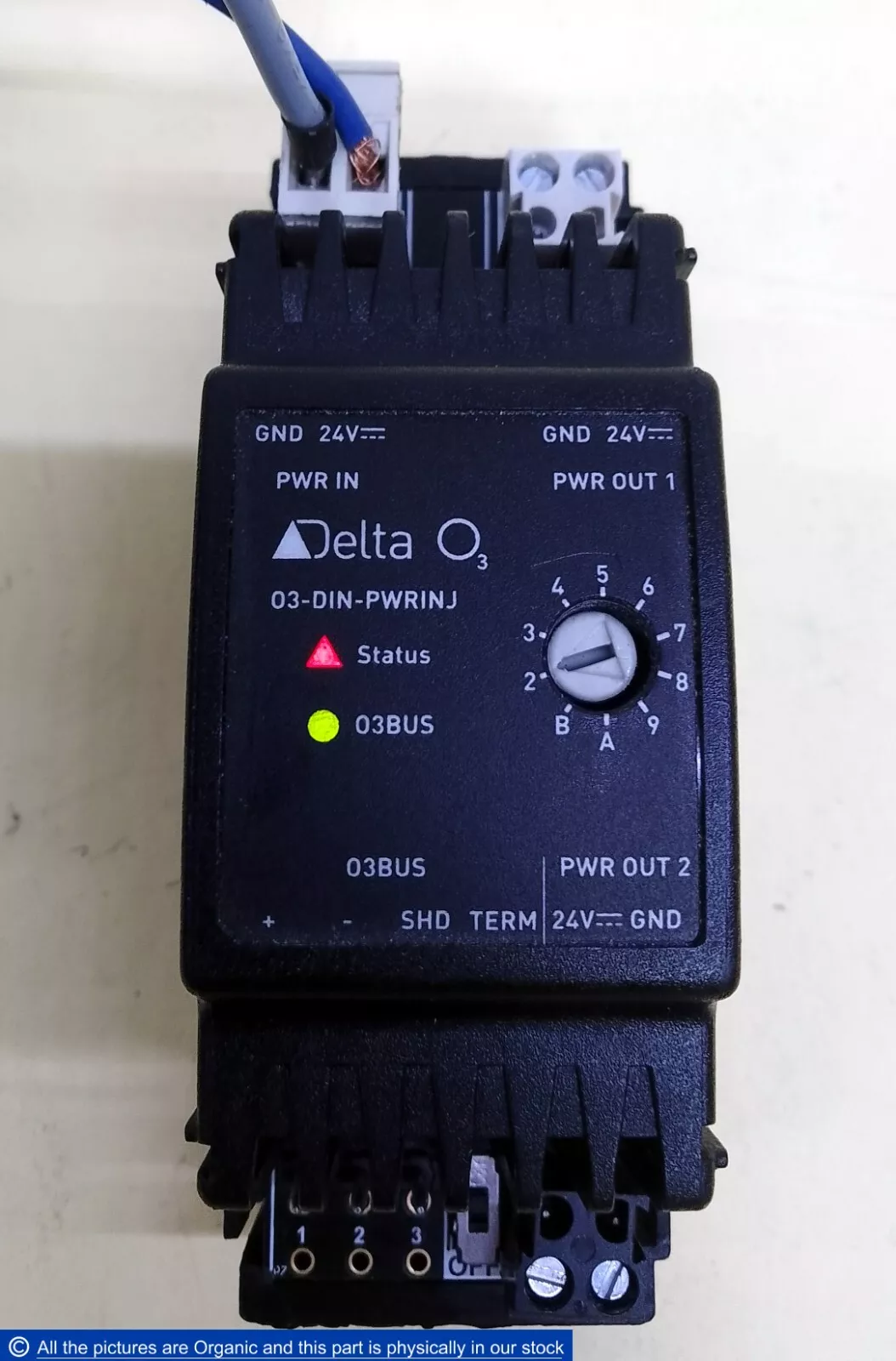 Delta O3-DIN-PWRINJ R1.4 Power Injector Unit 24VDC 100W For O3-DIN ...