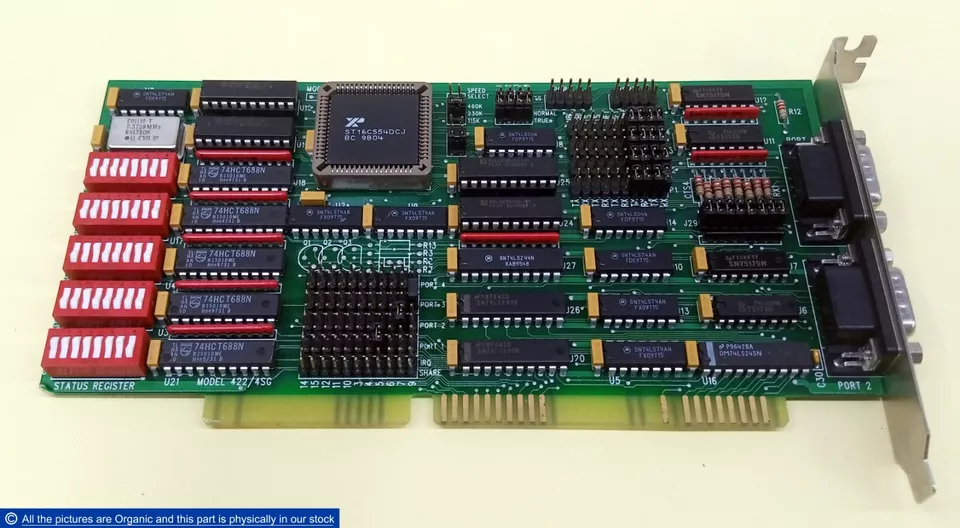 422/4SG Serial Switch Position Control Card 98060091 ISA Interface ...