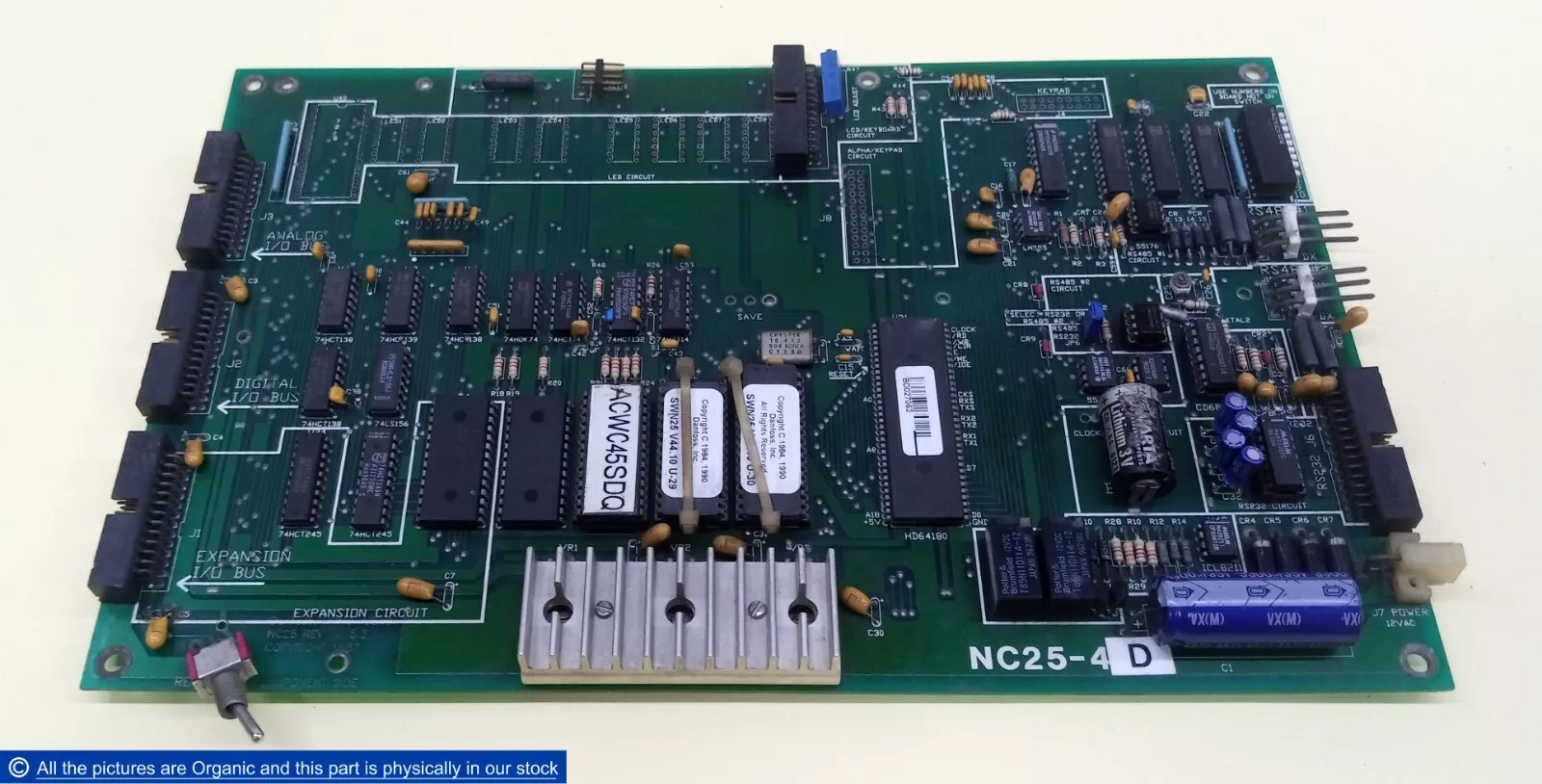 Danfoss NC25-4D AKCESS Rack Controller Board NC25 Rev 5.3 SWN25 V44.10 ...