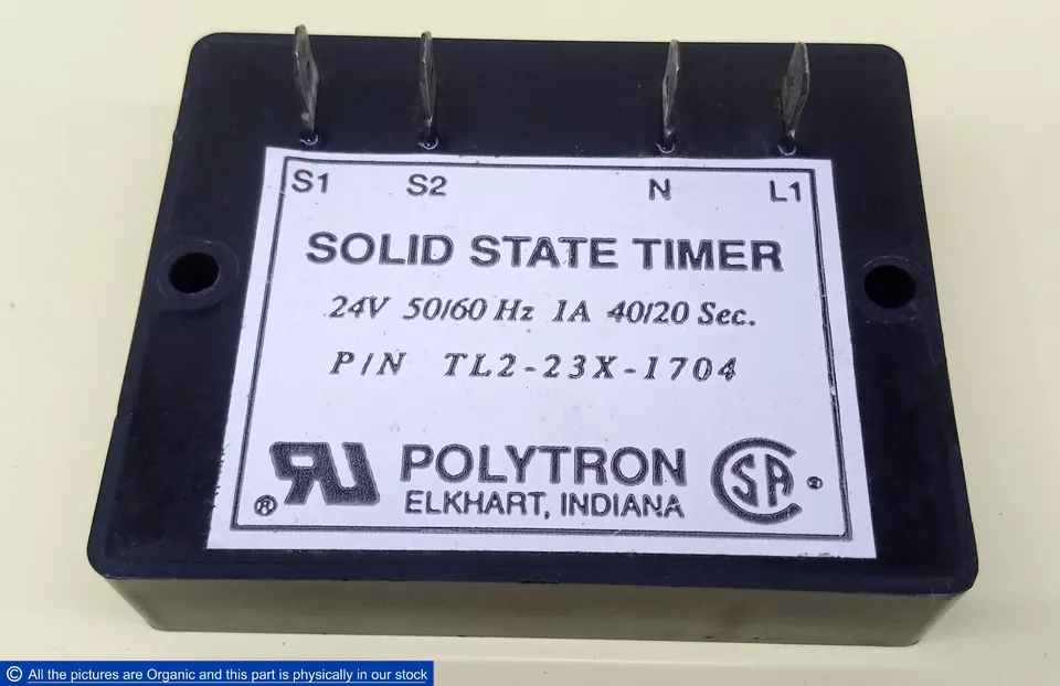 Polytron Corp TL2-23X-1704 Solid State Timer Module 40/20 Sec 24V 1A ...