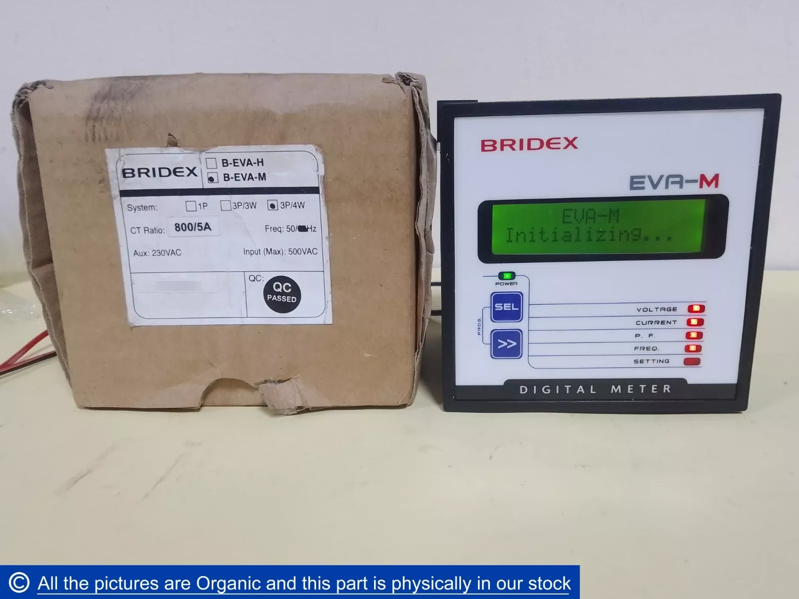 Bridex B-EVA-M Multi Function Digital Meter EVA-M 230VAC 800/5A Rudolf ...