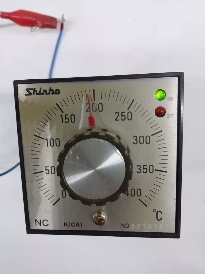 Shinko Technos K(CA) Analog Temperature Indicating Controller 0-400°C ...