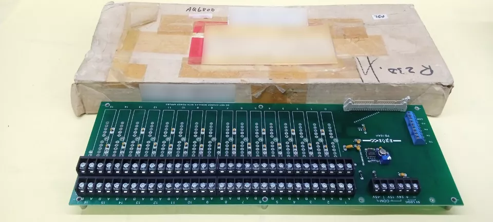 Opto22 PB16AH 16-Ch Analog Mounting Rack 001774G For Optomux Pamux ...