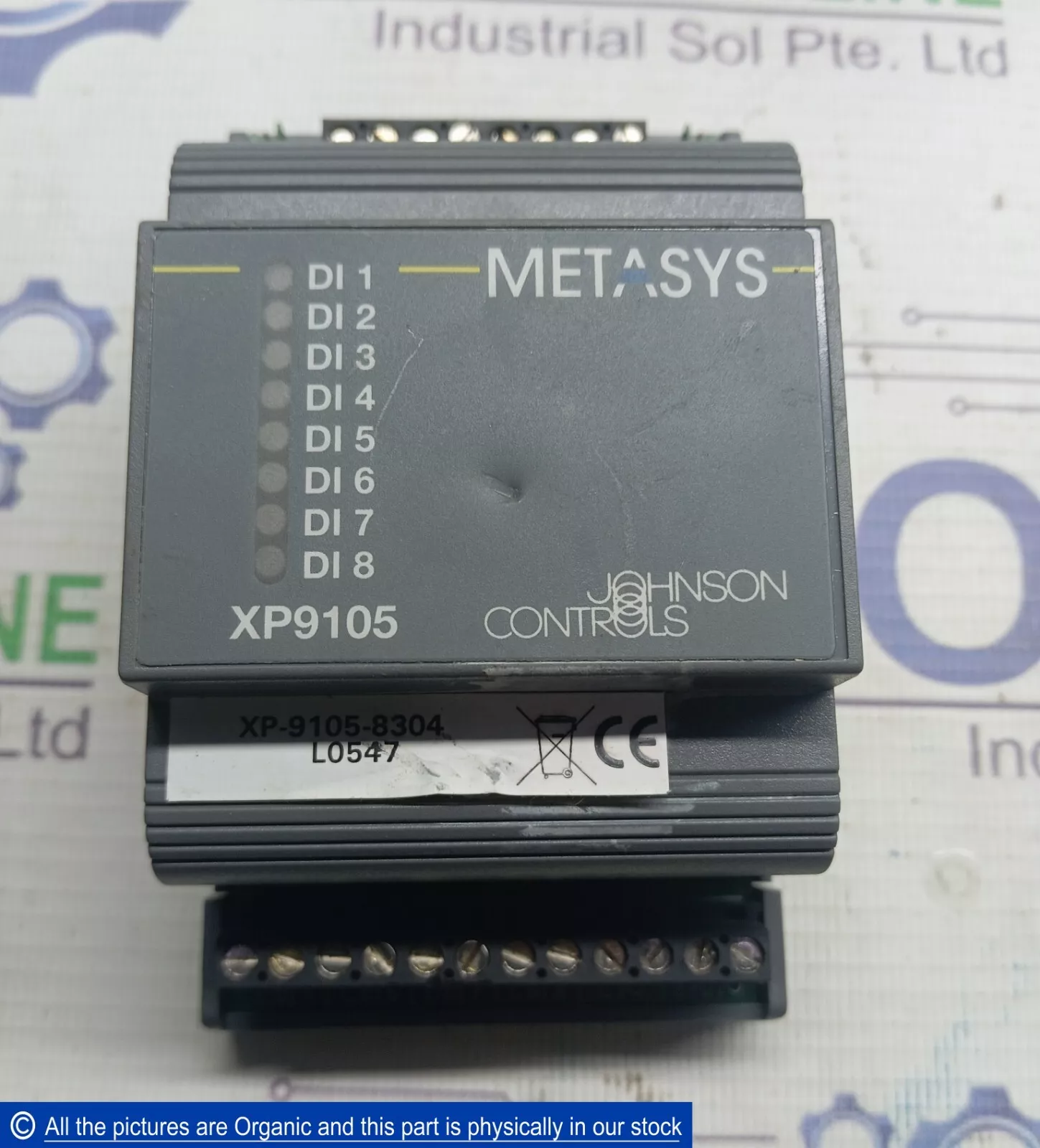 Johnson Controls XP-9105-8304 Metasys 8 Digital Input Expansion Module XP9105 - Industrial SOL ...