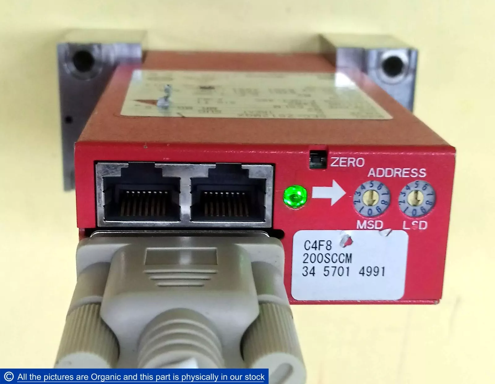 Horiba Stec SEC-Z512MGX Digital Mass Flow Controller Z500 5.5SLM N2 MR ...