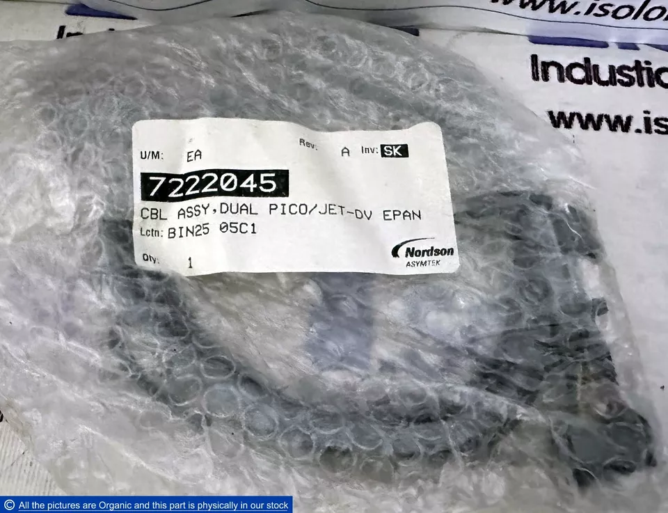 Nordson Asymtek 7222045 Rev A CBL Assy, Dual PICO/JET-DV Epan Fluid ...