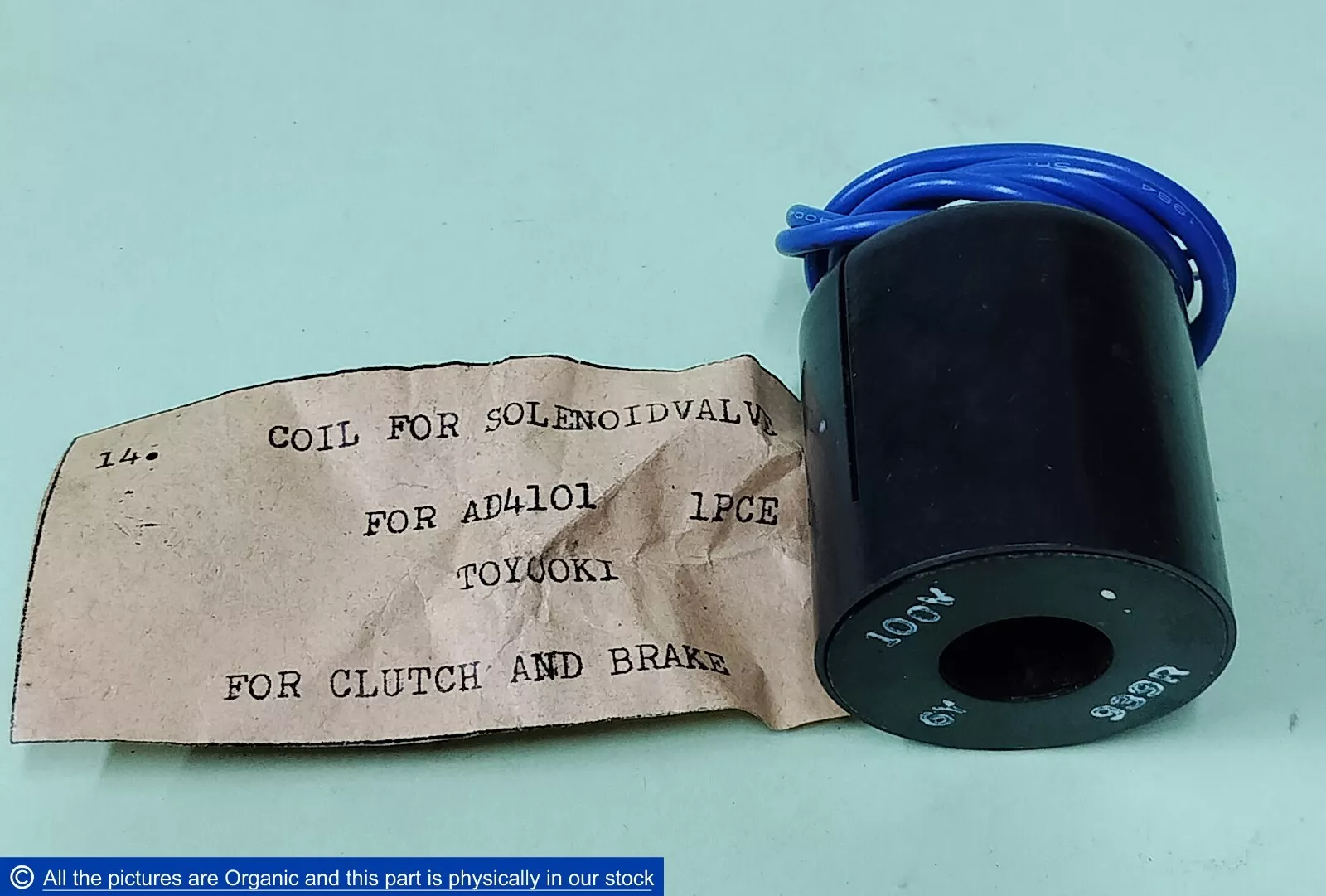 Toyooki 140 6Y 110V Solenoid Valve Coil 939R for Clutch and Brake ...