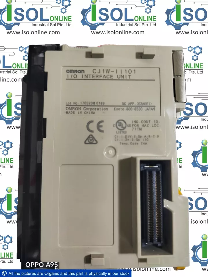 Omron CJ1W-II101 I/O Interface Unit PLC module made in japan - Industrial SOL Pte Ltd